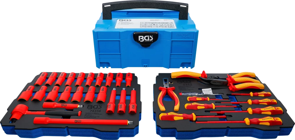 BGS technic | VDE Pliers, Screwdriver and Socket Set | BGS systainer ...