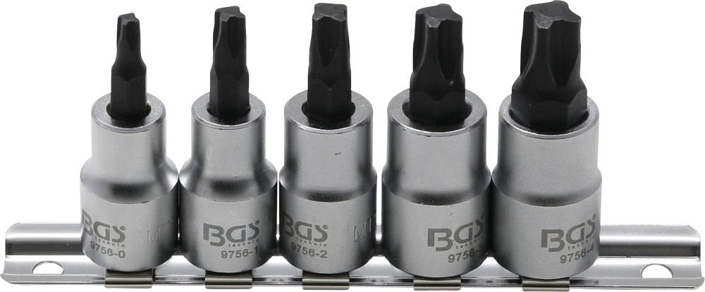 BGS technic | Bit Socket Set | 10 mm (3/8") Drive | 4-point Profile ...